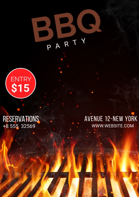 BBQ PARTY TEMPLATE | PosterMyWall