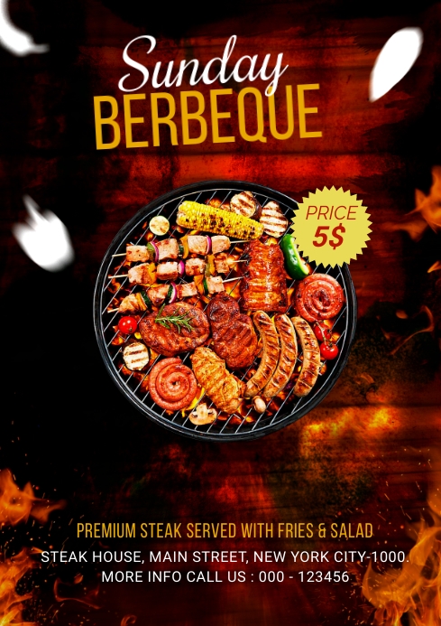 BBQ PARTY TEMPLATE | PosterMyWall