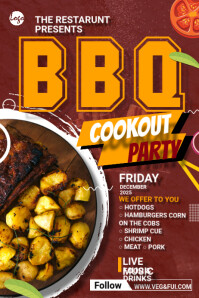BBQ POSTER Template | PosterMyWall