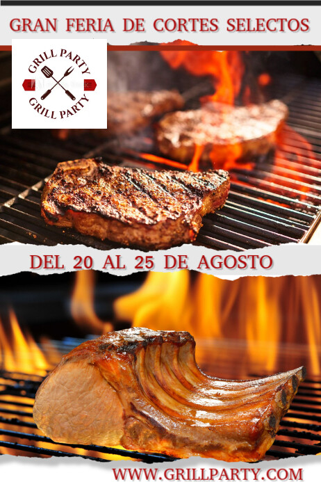 BBQ STEAK Template | PosterMyWall