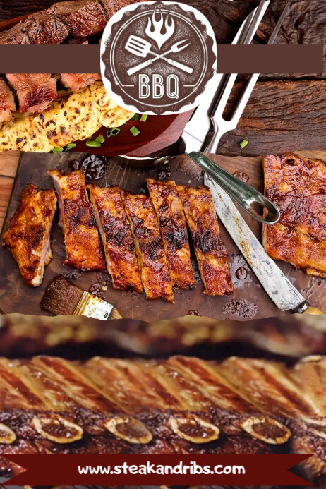 BBQ STEAK342 Template | PosterMyWall