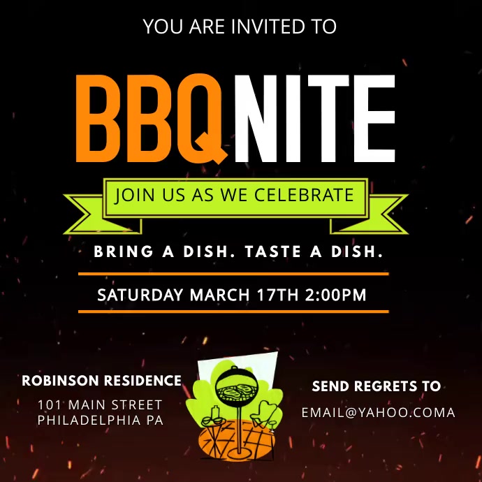 BBQ Template | PosterMyWall