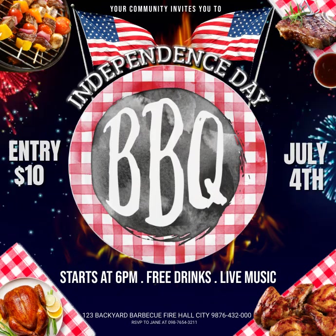 BBQ Template | PosterMyWall