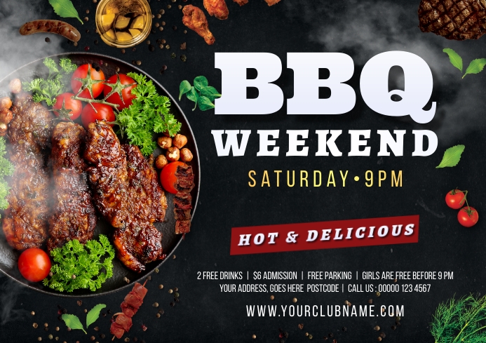 BBQ Weekend Flyer Template | PosterMyWall