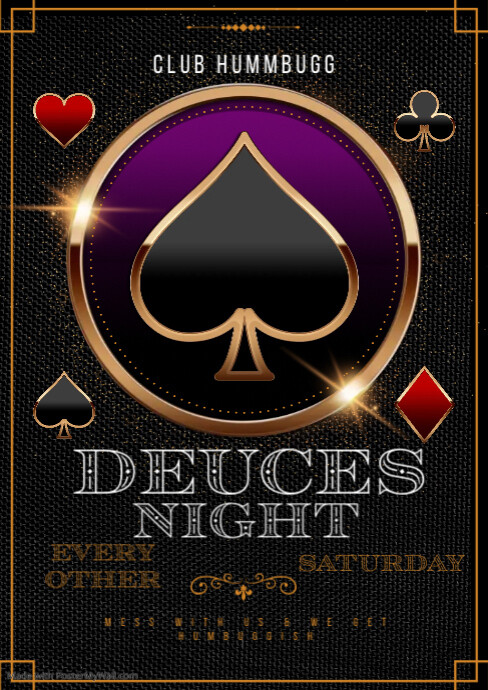 GAMBLING NIGHT POSTER | PosterMyWall