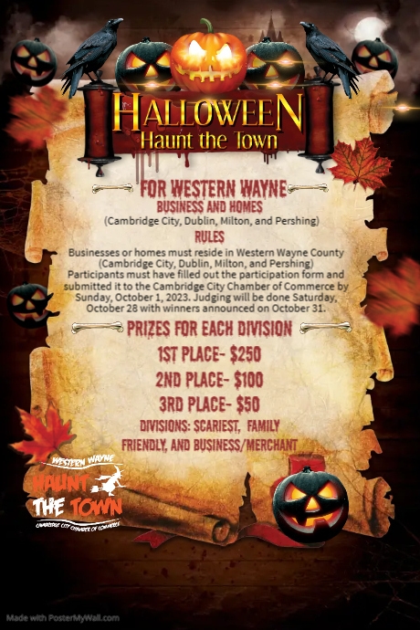 Halloween Menu | PosterMyWall