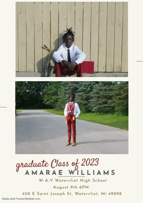 Simple Graduate Appreciation Flyer | PosterMyWall