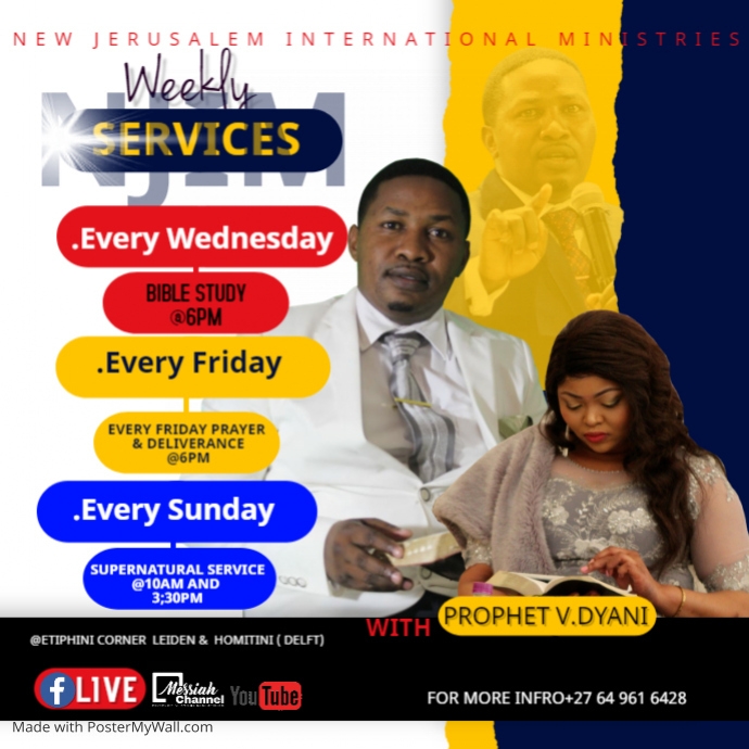 Copy of Copy of Holy Ghost ministration | PosterMyWall