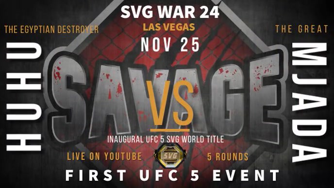 MMA Boxing Fight Fully Editable Promo Flyer | PosterMyWall