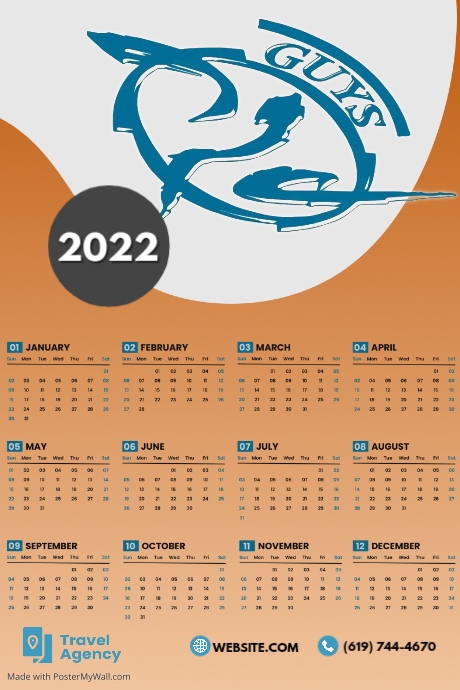 Copy of Mountain Adventure Calendar Template 2022 | PosterMyWall