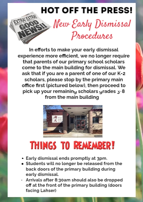 Early Dismissal | PosterMyWall