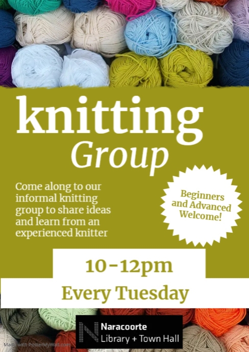 knit weeklyr | PosterMyWall