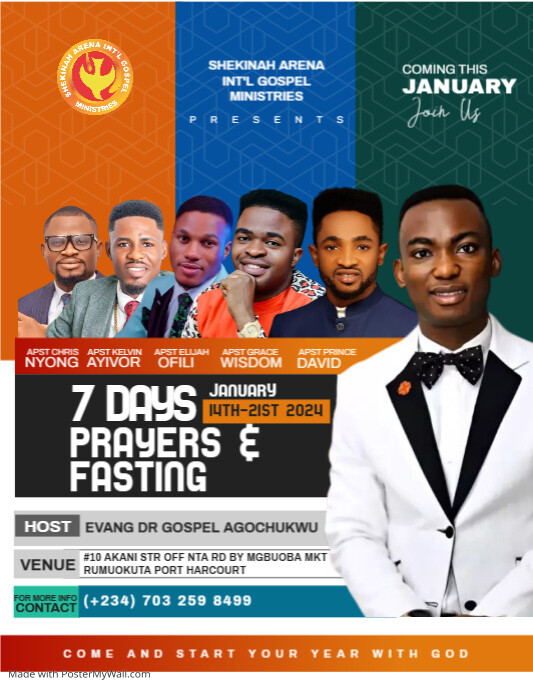 church, concert flyer | PosterMyWall