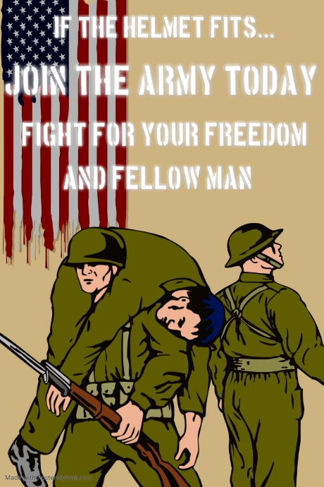 propaganda poster ww1 | PosterMyWall