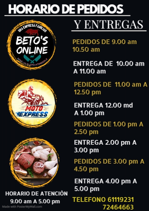 Copy of Copy of Take out Menu Price List Flyer Poster Food | PosterMyWall