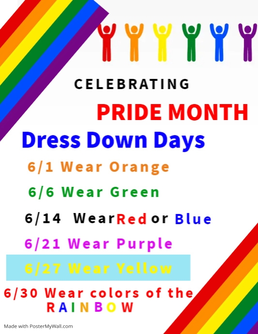 Copy of Copy of Pride month June celebration banner post | PosterMyWall
