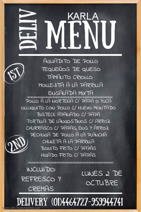 Copy of Copia de Set Menu Template | PosterMyWall