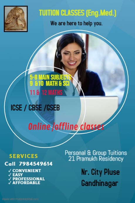 Copy of Online Study Classes Flyer Template | PosterMyWall