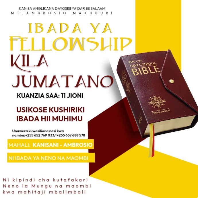 01 Bible study banner | PosterMyWall