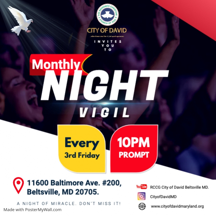 Copy of night of visitation | PosterMyWall