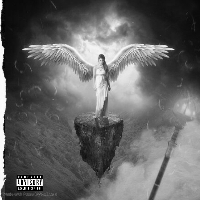Copy of Copy of angel song mixtape cover art design template | PosterMyWall