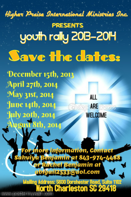 Youth Save the date flyer | PosterMyWall