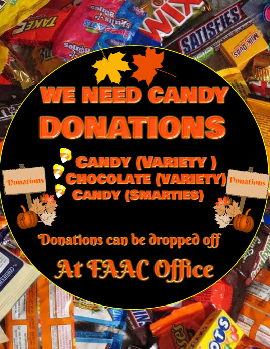Copy of Candy Donations | PosterMyWall