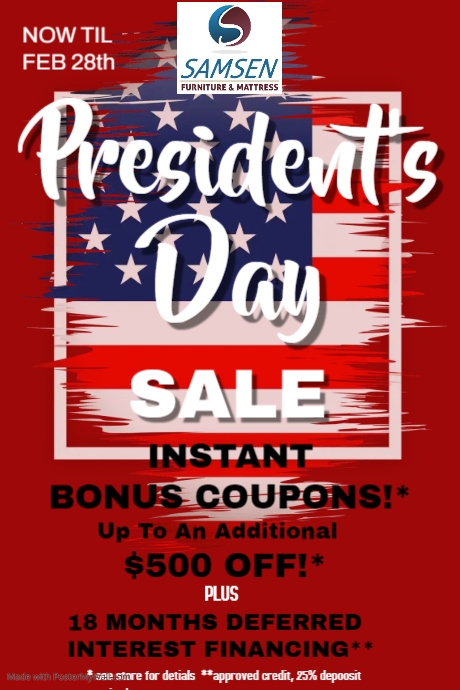 Copy of Copy of President’s day flyer template | PosterMyWall