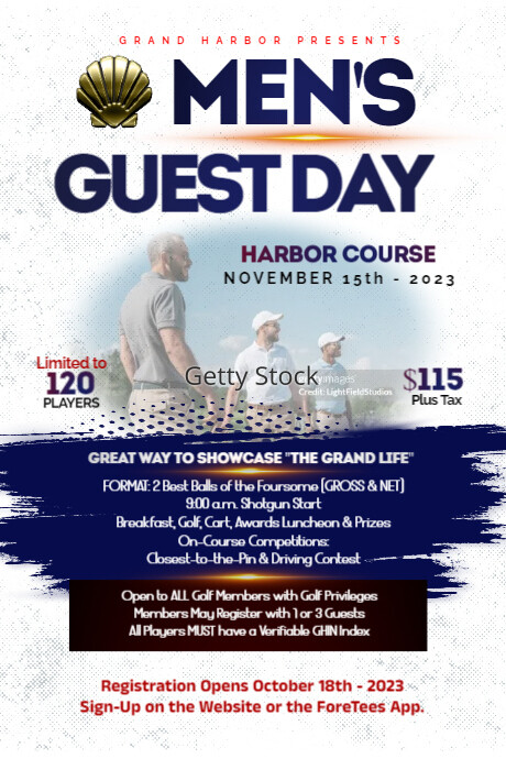 Men's Guest Day 24" x 36" | PosterMyWall