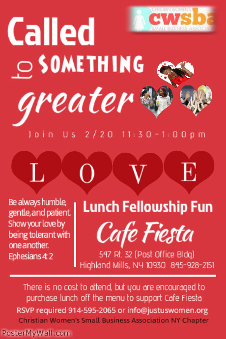 February Women's Luncheon | PosterMyWall