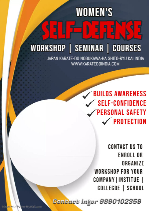 Self-Defense Class Flyer | PosterMyWall