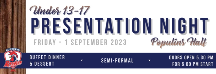 Copy of Presentation Night - Tickets | PosterMyWall