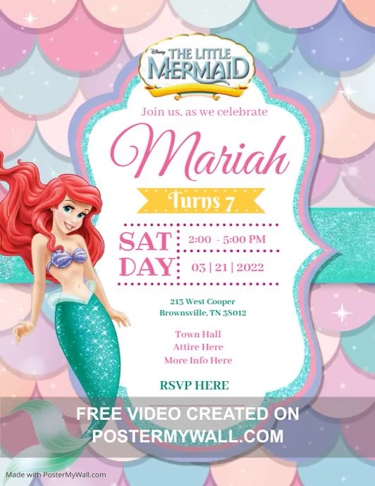 Little mermaid | PosterMyWall