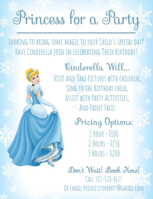 Cinderella Flyer | PosterMyWall