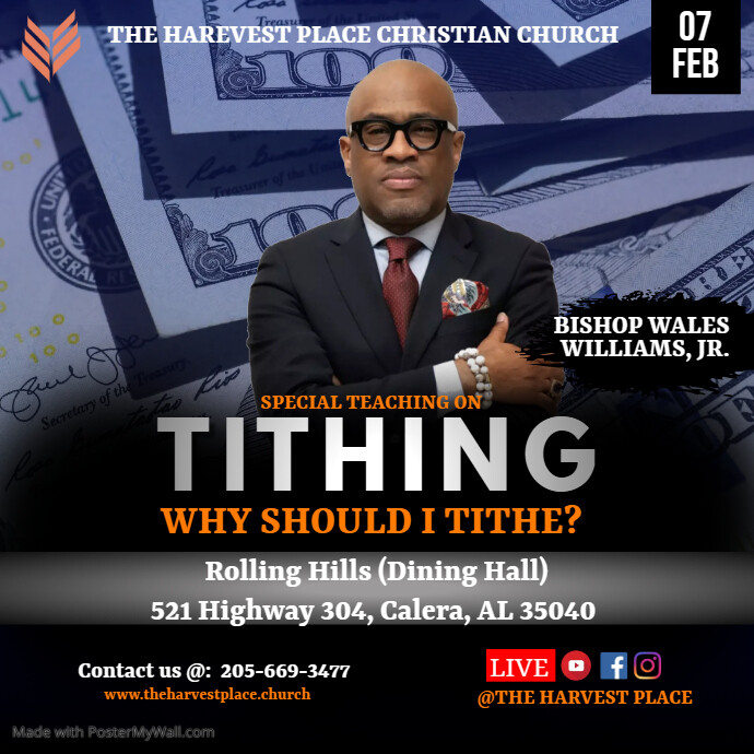 Copy of Tithe and offerings | PosterMyWall