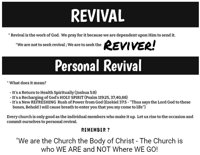 REVIVAL (1) | PosterMyWall