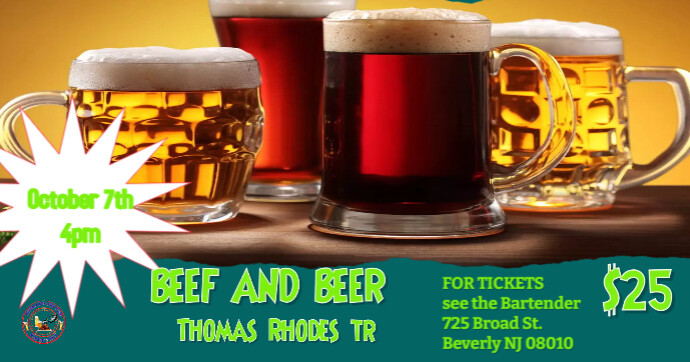 BEEF AND BEER FUNDRAISER | PosterMyWall