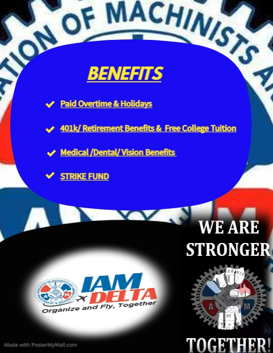 Delta Black Benefits English | PosterMyWall