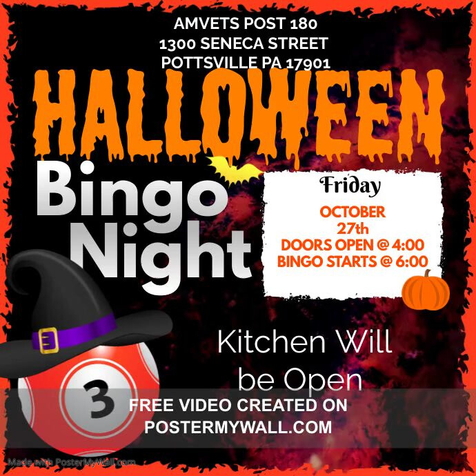 Halloween Bingo Night (1) | PosterMyWall