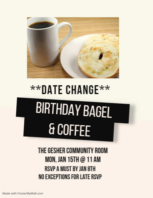 Bagel Sandwich Breakfast Poster/Flyers | PosterMyWall