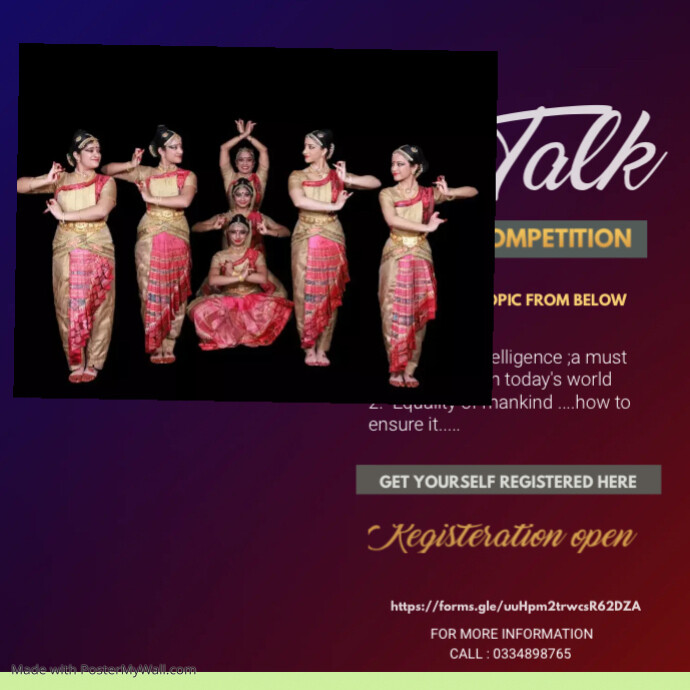 Ted talk,speaker,Debates,open mic | PosterMyWall