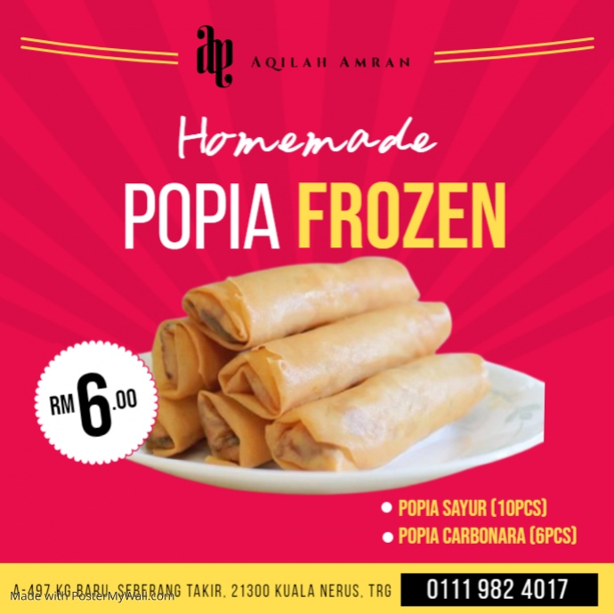 Copy of popia frozen | PosterMyWall