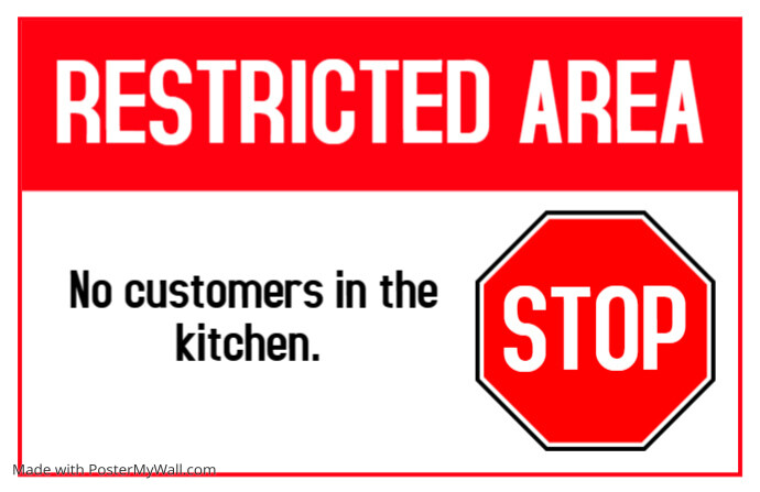 Stop Sign - Stop Area | PosterMyWall