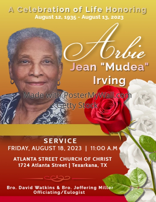 Copy of Funeral Program, Celebration of Life | PosterMyWall