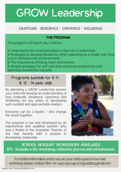 GROW Leadership | PosterMyWall