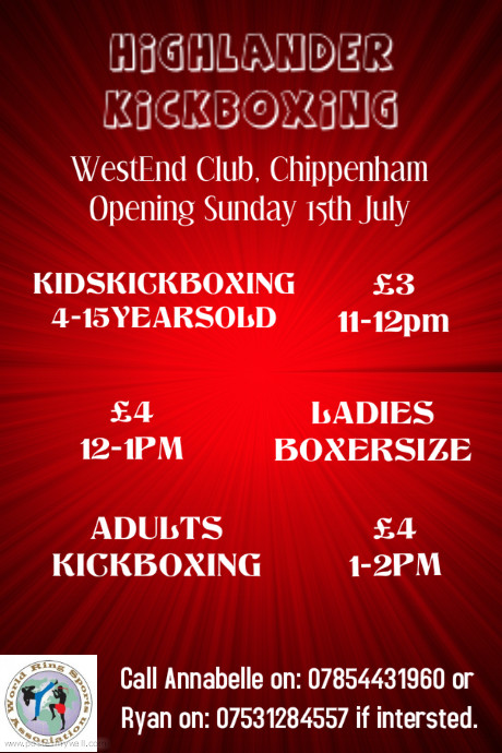 Kickboxing Leaflet | PosterMyWall