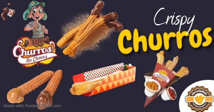 Churros Social Media Ad Template | PosterMyWall