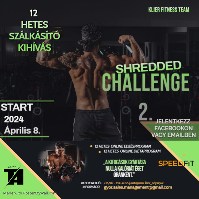 Fitness Challenge Instagram Post | PosterMyWall