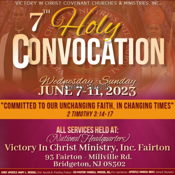Holy Convocation Flyer (1) | PosterMyWall