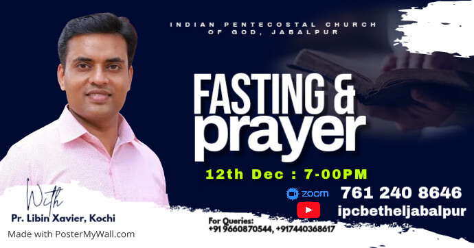 FASTING AND PRAYER FLYER | PosterMyWall